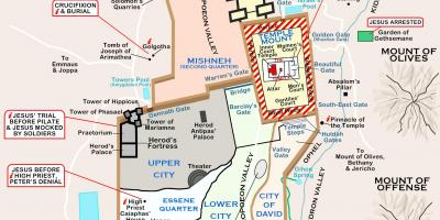 Jerusalem map - Kartor Jerusalem (Israel)